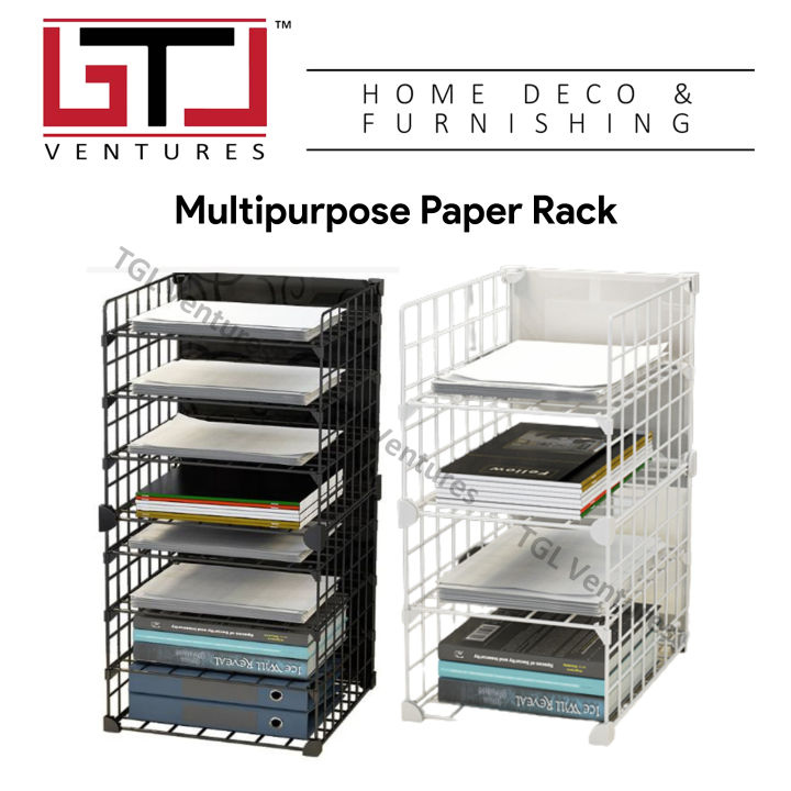 TGL Paper Rack Multipurpose Paper Rack Multiple Layer Paper Rack Desk ...