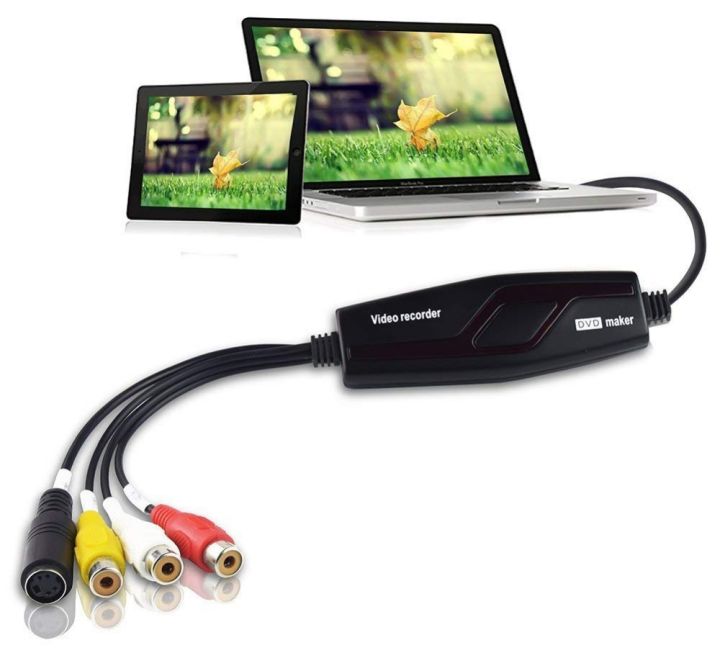Digitnow Video Capture Card Transfers Hi8 Vhs To Digital Dvd For ...