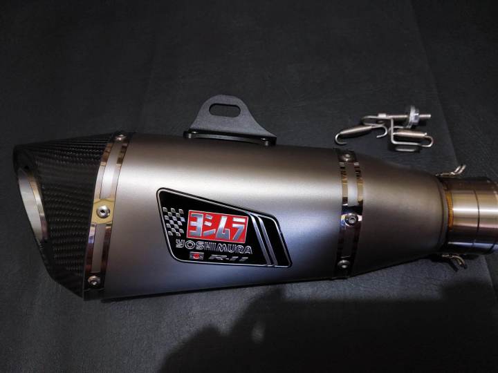 Yoshimura R11 420mm Single Hole Carbon Tip Big Canister 61/51mm inlet ...