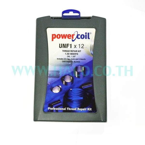 ชุดซ่อมเกลียว UNF 1-12 THREAD REPAIR KIT ยี่ห้อ POWER COIL Made in Belgium | Lazada.co.th