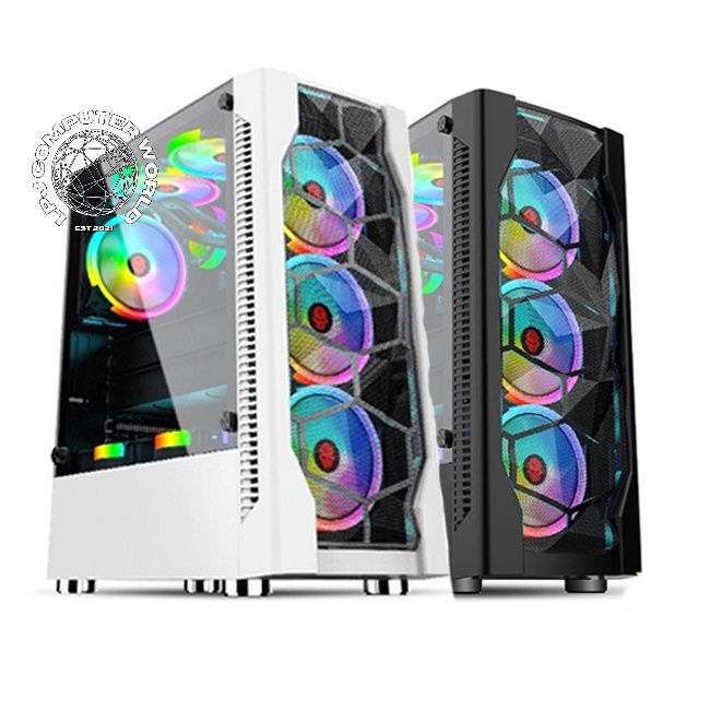 INPLAY METEOR 03 ATX MATX CASE TEMPERED GL DESKTOP CASE GAMING CASE PC ...