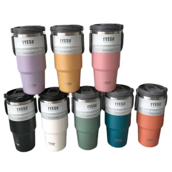 ( TYESO รุ่นใหม่2022 )แก้วเก็บอุณหภูมิร้อน/เย็น TYESO มี 3 ขนาด 6สี ...