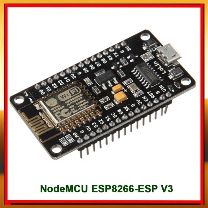 NodeMcu ESP8266 CH340 V3 (FREE! LPB flash image Plug Play) NodeMCU ...