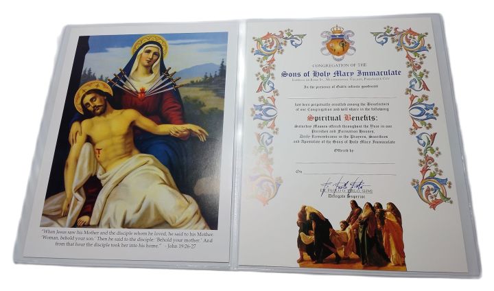 MASS CARD: FROM SONS OF HOLY MARY IMMACULATE CONGREGATION | Lazada PH