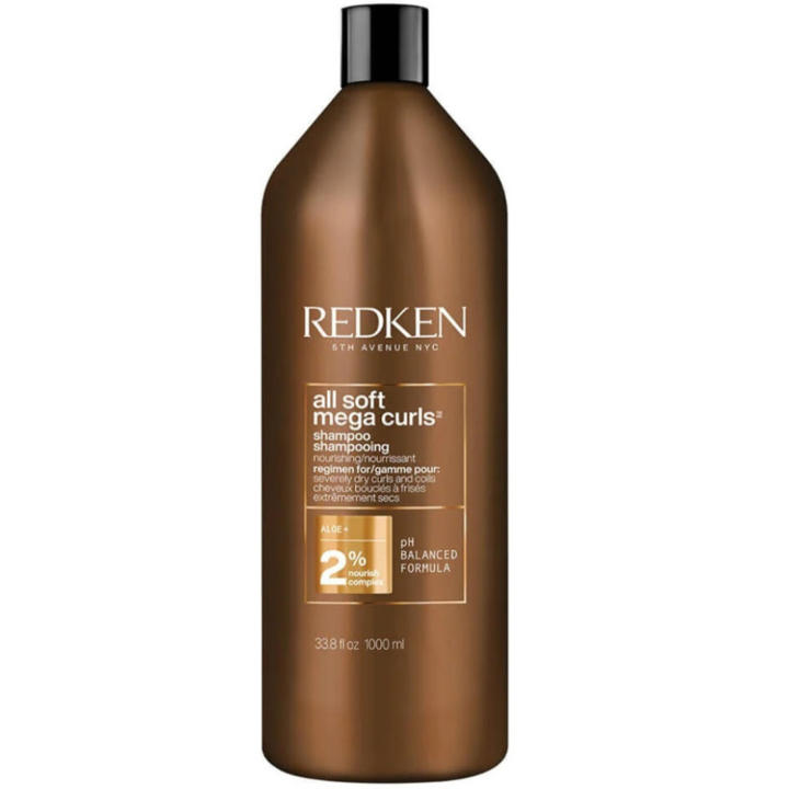 Redken All Soft Mega Curls Shampoo for Severely Dry Curls and Coils ...