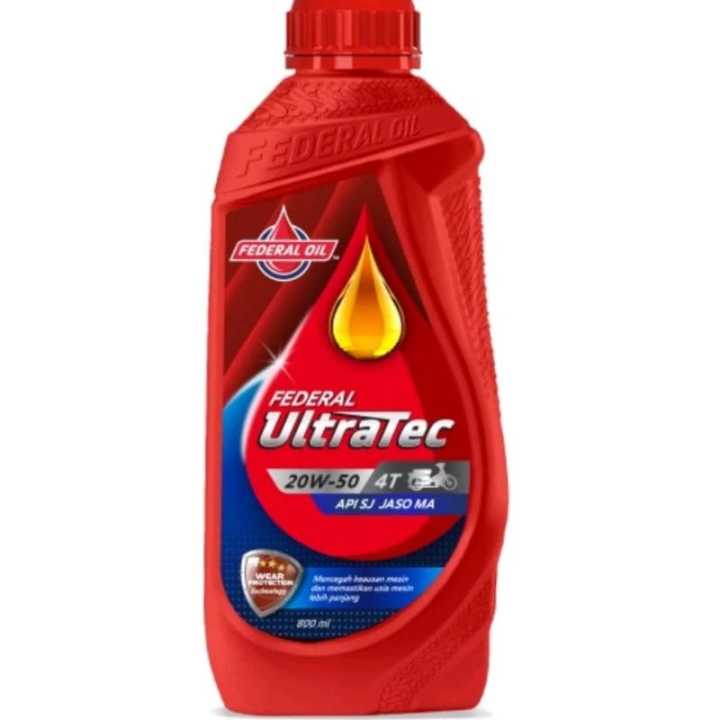 Oli Mesin Motor Federal Ultratec 4t 20-50 1 Liter | Lazada Indonesia