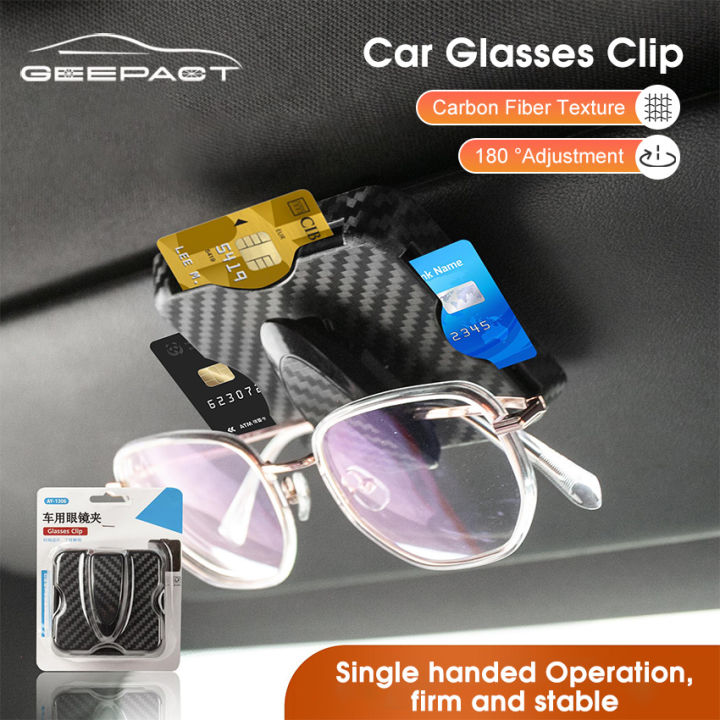 Geepact Multifunctional Car Card Holder Organizer Car Sun Visor Clip ...