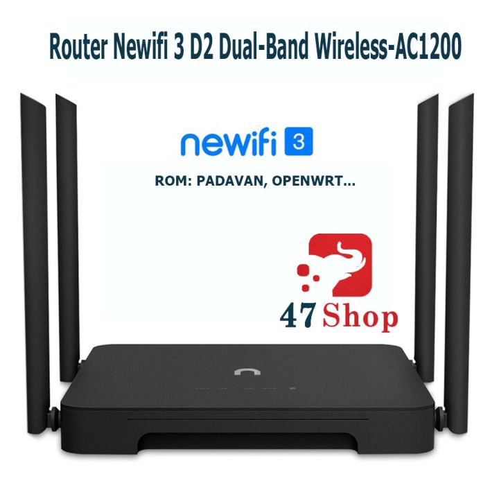 Bộ phát Router Wifi Newifi 3 D2 AC1200 - Rom PADAVAN OPENWRT Tiếng Anh ...