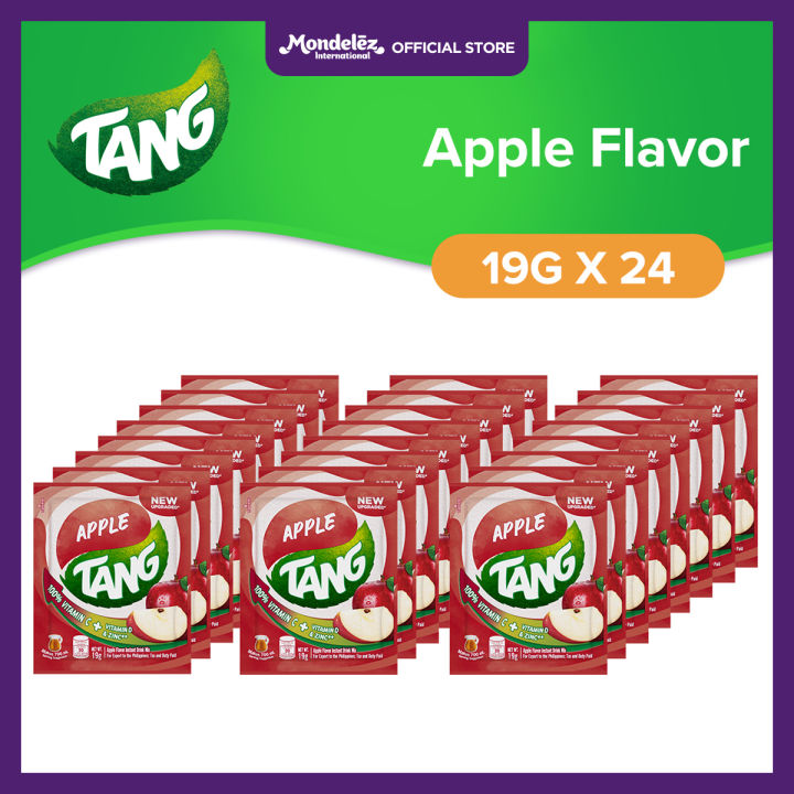 Tang Instant Drink Mix - Apple Flavor 19g with Vitamins and Minerals C ...