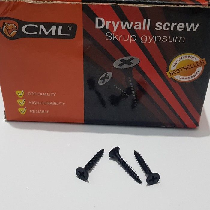 COD SEKRUP GYPSUM CML Ukuran 6x1.5 4CM Drywall Screw Bagus | Lazada ...