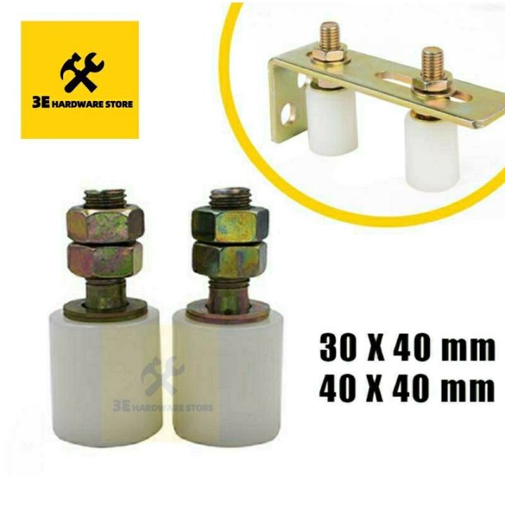 ANTON Steel Flat Roller Nylon Bearing Guiding Wheel M12 Screw for ...