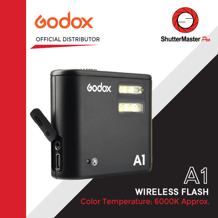 [Shuttermasterpro] Godox A1 Wireless Flash for IOS Smartphones | Lazada PH