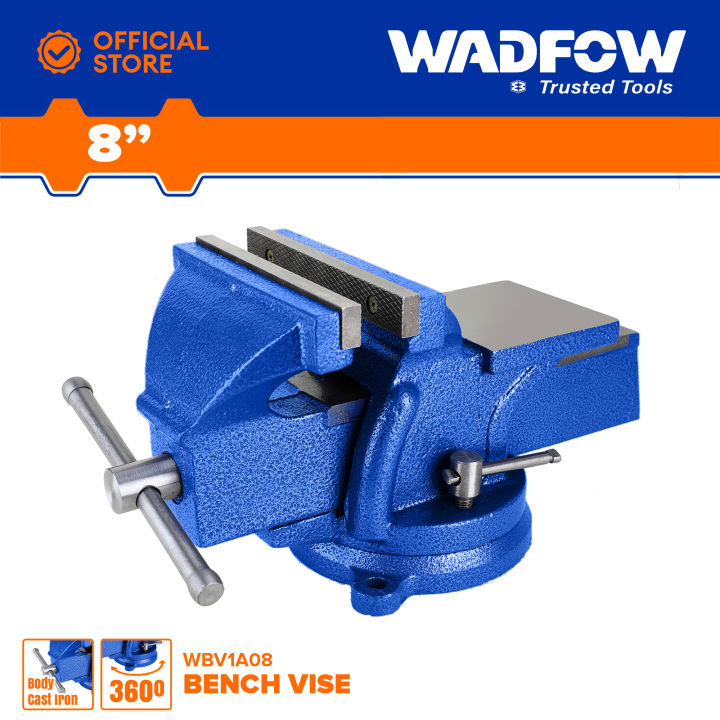 WADFOW Bench Vice 100mm 4" Inch Iron Bench Vise WBV1A04 WHT | Lazada PH