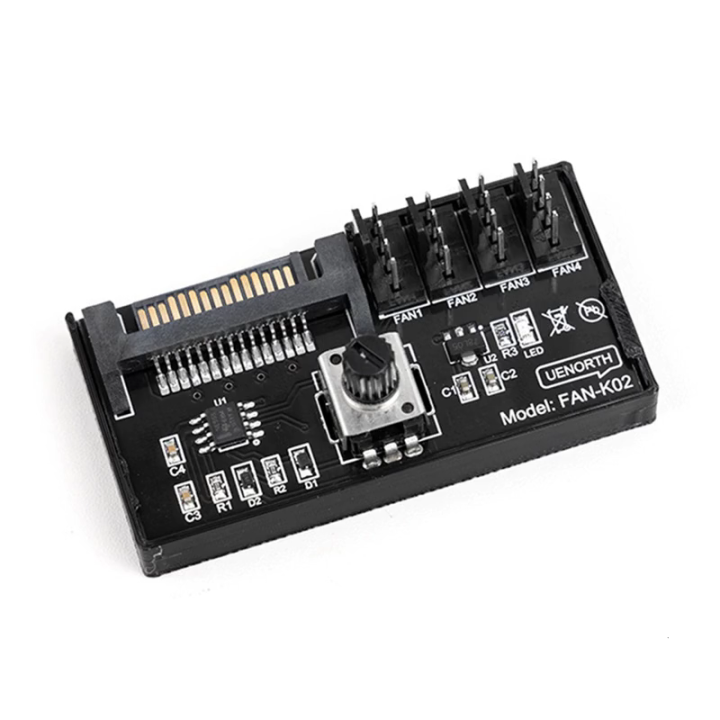 Intelligent PWM Fan Controller for PC Workstations Synchronizes 4 ...
