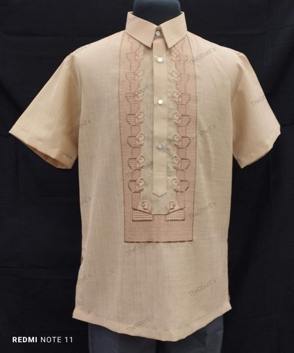 POLO BARONG JUSI LINEN (K6V2) Khaki | Lazada PH