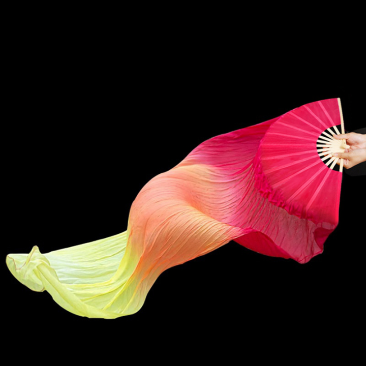 180cm Long Dance Fan With Extended Floating Head And Double-Sided Silk ...