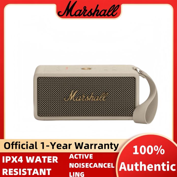 Marshall Middleton CREAM Bluetooth Speaker Portable Speaker（100% ...