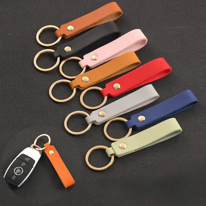 Leather keychain, premium keychain, high-quality keychain, colored car ...