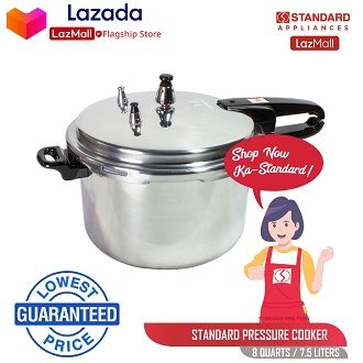 Standard Pressure Cooker SPC-8QC | 8qt Aluminum Body Pressure Cooker ...