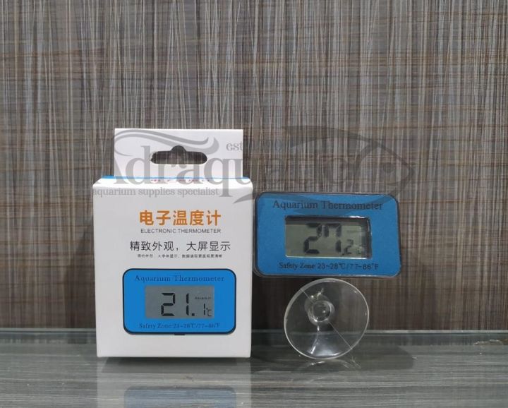 DIGITAL SUBMERSIBLE AQUARIUM THERMOMETER TERMOMETER ALAT PENGUKUR ...