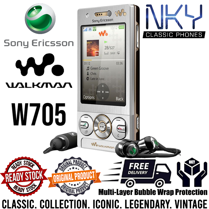 Sony Ericsson W705 Walkman (Slide Phone) (Elderly Phone) (NKY Classic ...