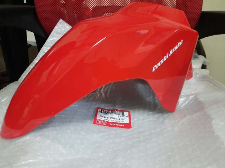 GENUINE HONDA CLICK 125 V2 FRONT FENDER RED 61110-K59-HA0ZB | Lazada PH