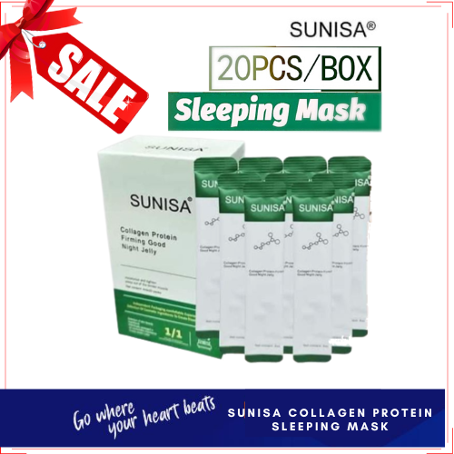 Long live SUNISA Collagen Protein Firming Sleeping Mask |1 Box 20 ...