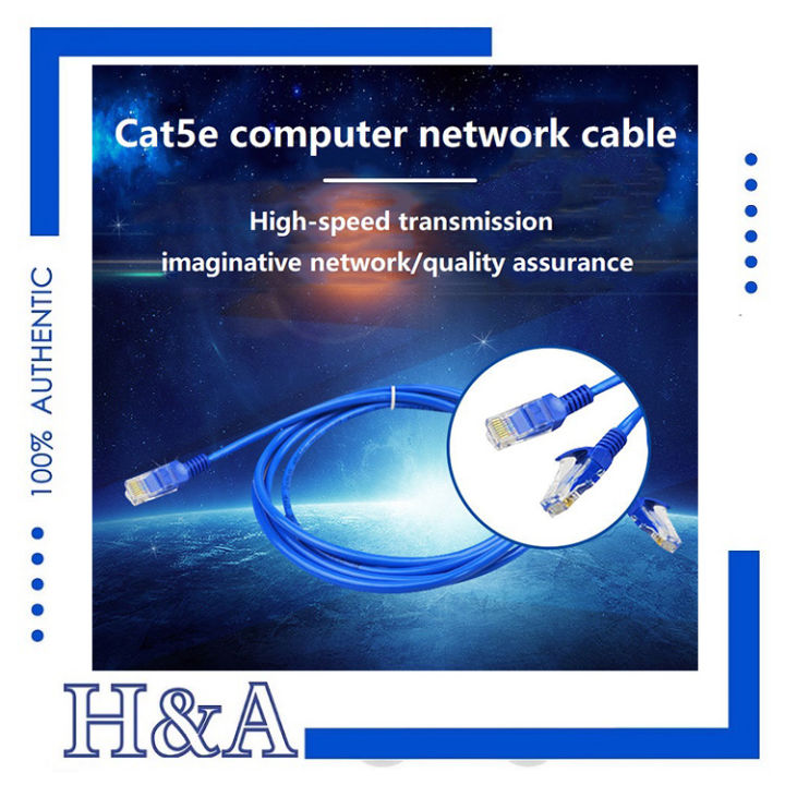 H&A 10M 15M 20M 30M Ethernet Cable High Speed RJ45 CAT5/CAT5E Internet ...