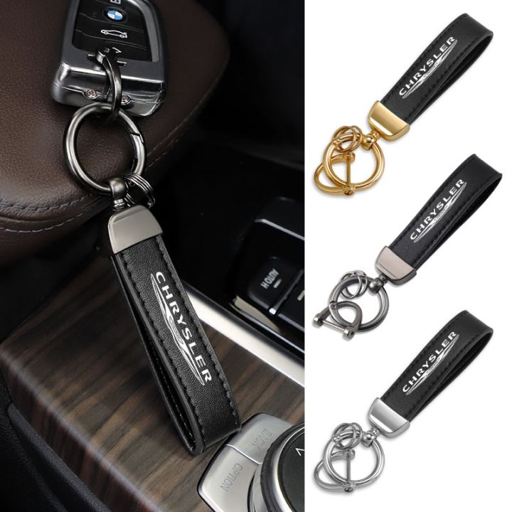 [New Product] Car Logo Keyring Leather Metal Keychain Decoration For ...
