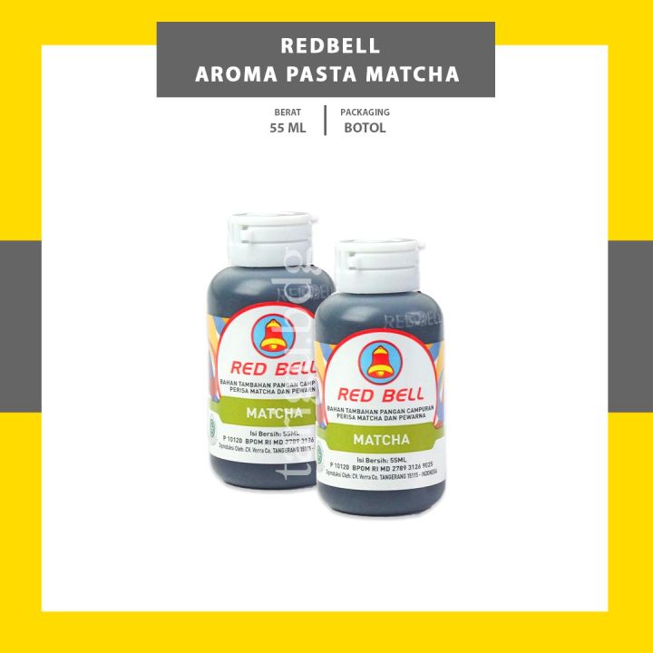 MATCHA RED BELL PERISA MAKANAN 55ML - REDBELL AROMA PASTA PEWARNA ...