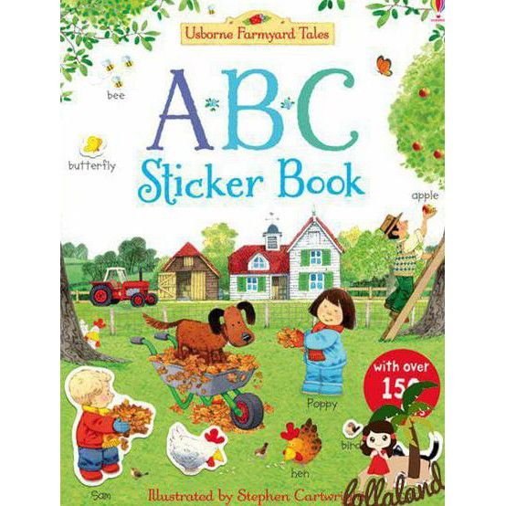 Usborne Original Popular Education Books ABC Sticker Book Colouring ...