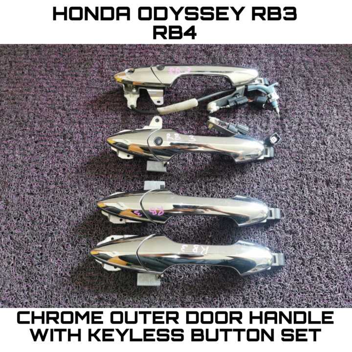 Honda Odyssey RB3 RB4 Chrome Outer Door Handle With Keyless Button Set ...