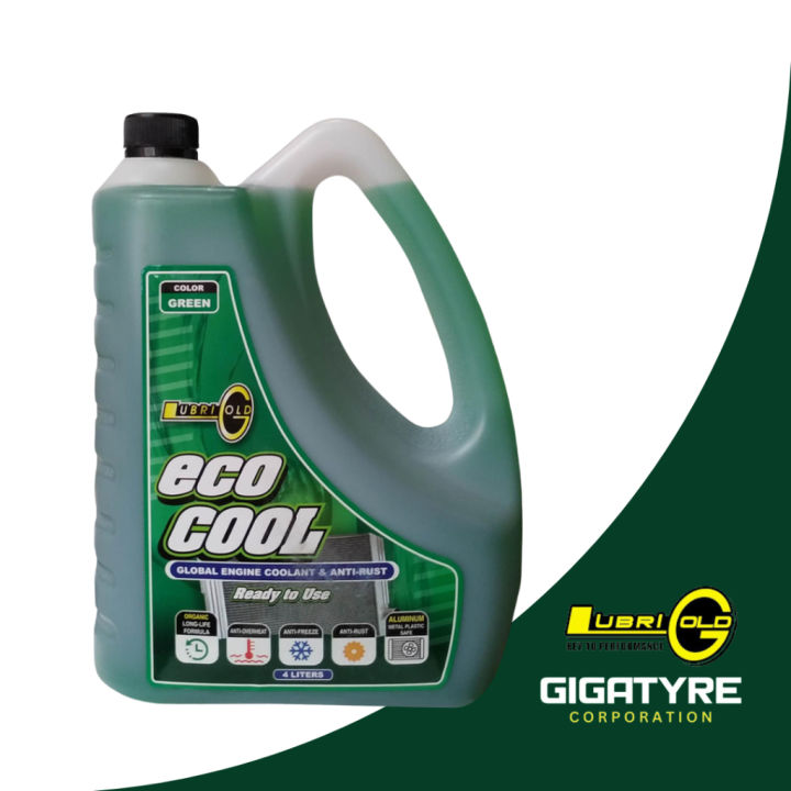 LUBRIGOLD: ECOCOOL COOLANT 4L - GREEN AND PINK | Lazada PH