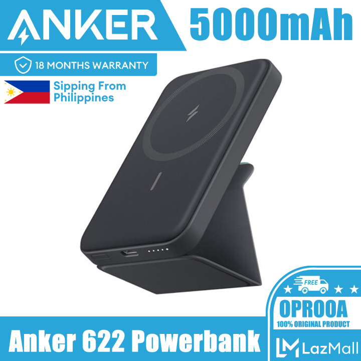 Anker Power Bank, 622 Magnetic Battery (MagGo), 5000mAh Foldable ...