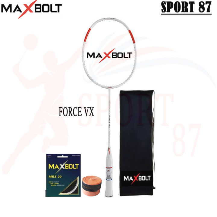 Raket Badminton Maxbolt Force VX Bonus Komplit Raket Maxbolt Force VX ...