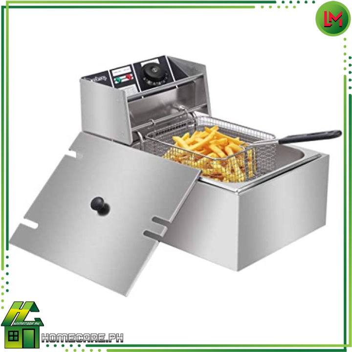 HOMECARE PH. 6 Liter Single Electric Deep Fryer French Fries Fritters ...