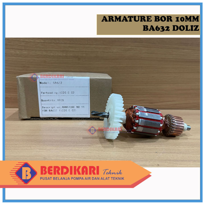 ARMATURE BA632 DOLIZ MESIN BOR LISTRIK DRILL 10 mm Rotor BA 632 ORI | Lazada Indonesia