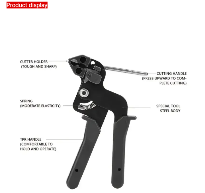 Rongte , Hand Stainless Cable Tie Gun Fastening Strap Cutting Tool ...