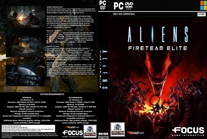 (PC DVD) Aliens - Fireteam Elite | Lazada