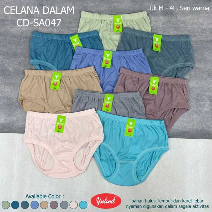 Celana Dalam Wanita Dewasa Yutind CD-SA047 3 Pcs | Lazada Indonesia
