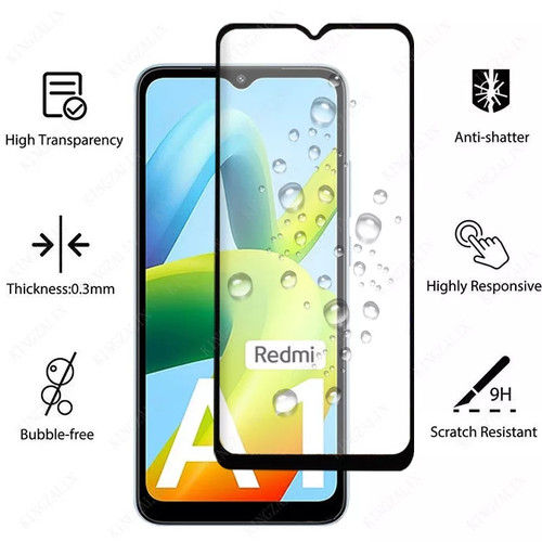 TEMPERED GLASS FULL XIAOMI REDMI A1 4G / REDMI A1 5G / REDMI A2 / REDMI ...