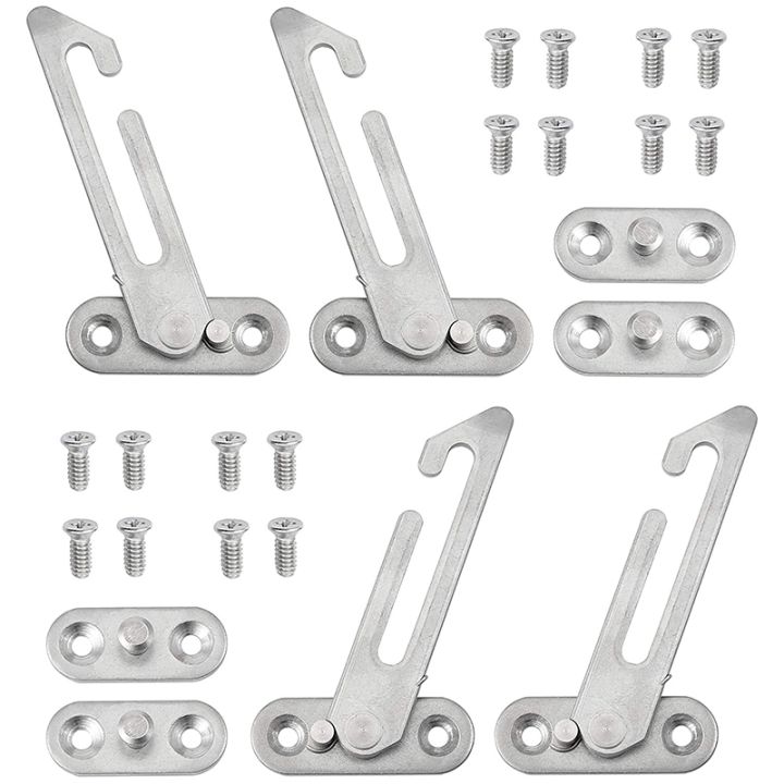 4 Pack Window Restrictor Locks Window Restrictor Hook Stainless Steel ...
