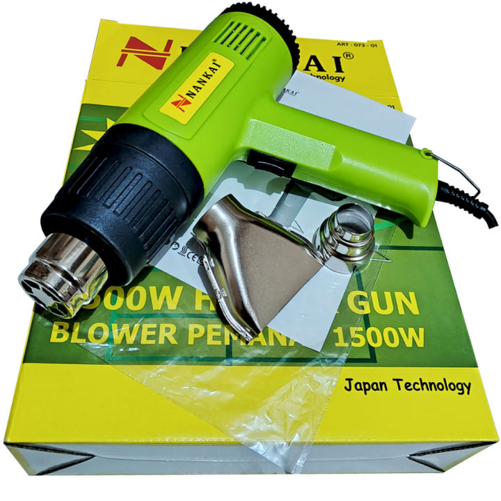 NANKAI Hot Gun / Hot Air Gun / Heat Gun Hijau / Pemanas Skotlet ...