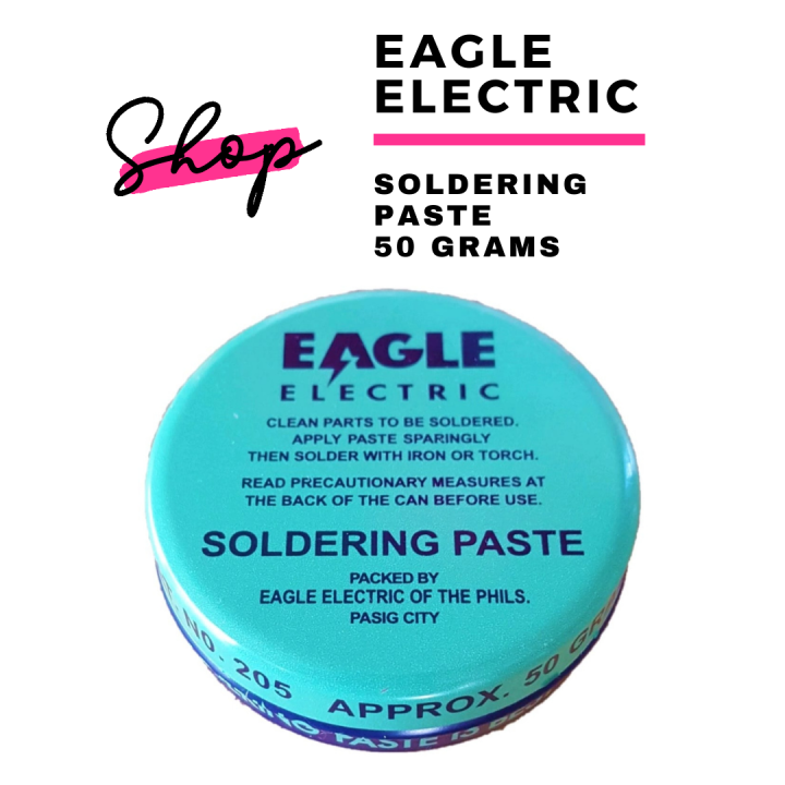 EAGLE ELECTRIC SOLDERING PASTE NON-CORROSIVE 50 GRAMS | Lazada PH EAGLE ELECTRIC SOLDERING PASTE NON-CORROSIVE 50 GRAMS | Lazada PH