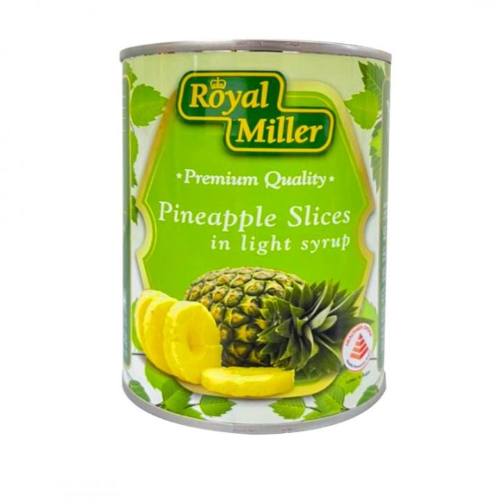 CANS 0001 Pineapple Sliced Royal Miller 565g | Lazada Singapore