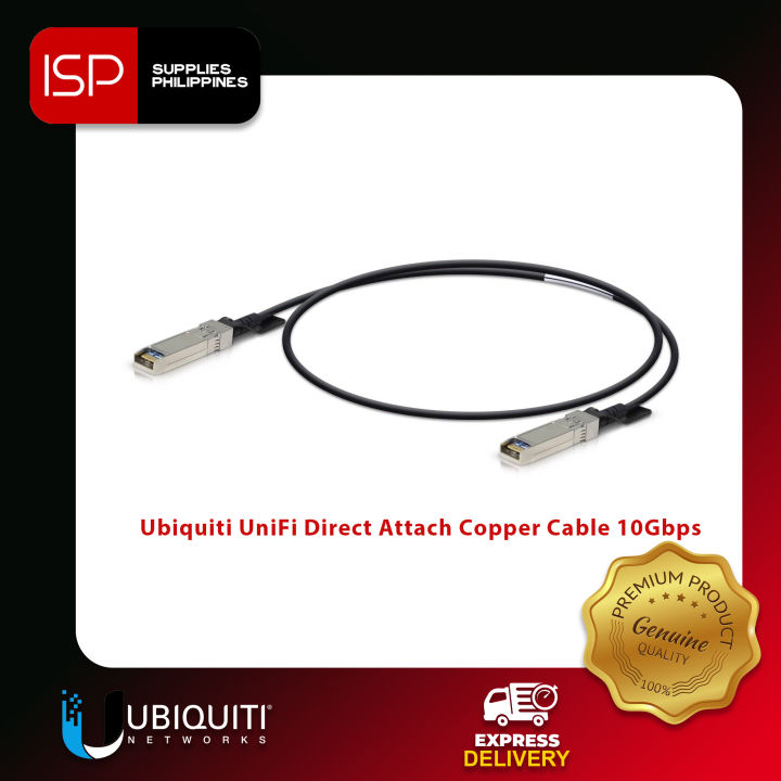 Ubiquiti UniFi Direct Attach Copper Cable 10Gbps (3 Meter) - UBNT - DAC ...