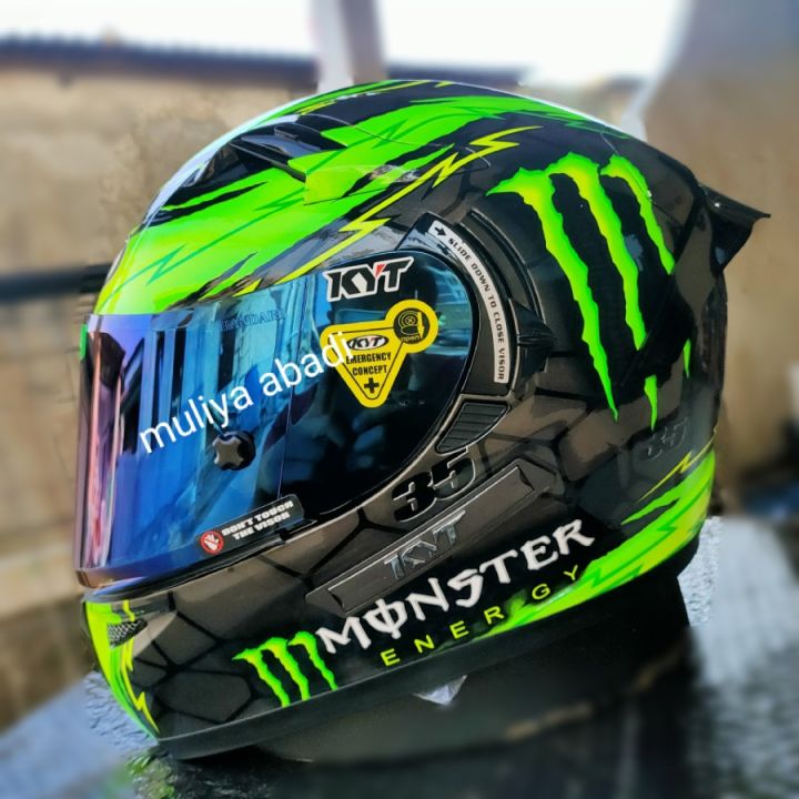 KYT k2r green paket ganteng | Lazada Indonesia