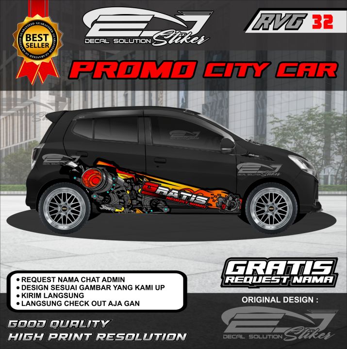 RVG32-STIKER DECAL MOBIL VARIASI SAMLONG MODEL BARU-STIKER FREE CUSTOM ...