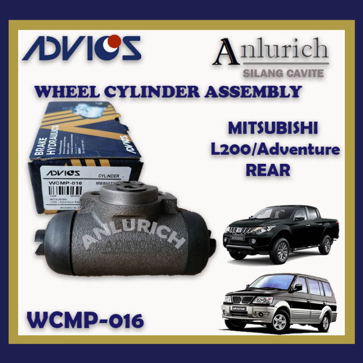 ADVICS WHEEL CYLINDER ASSEMBLY Mitsubishi L200/Adventure WCMP-016 ...