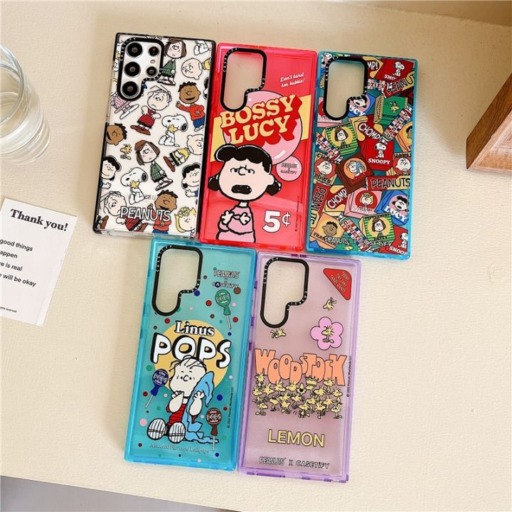 Samsung Galaxy S23 Ultra S22 Plus S22 Ultra S21 Plus S21 Ultra S20 Ultra S20+ phone case【Snoopy ...